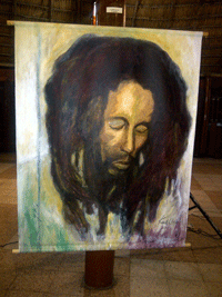 For Guyanese artist Keith Agard painting is an ethereal and cosmic ...