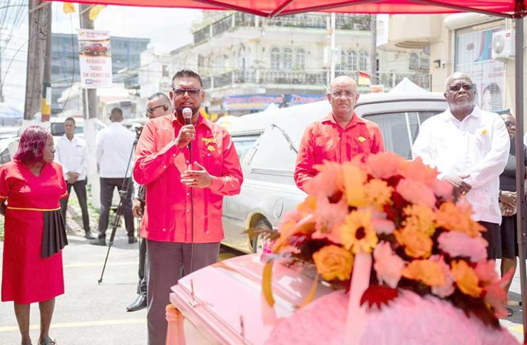 PPP stalwart Shirley Edwards laid to rest - Guyana Chronicle