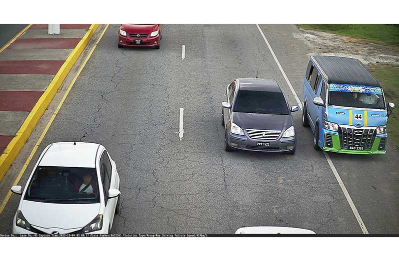 Over 6,500 illegal third lane violations recorded on SRIS cameras ...