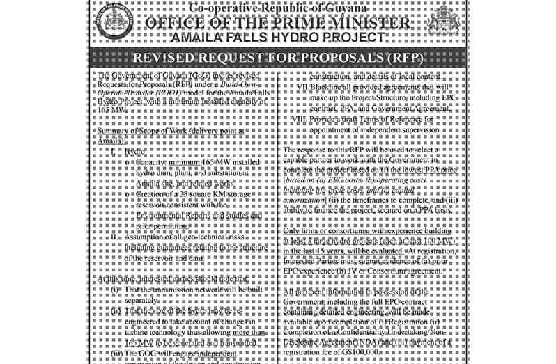 Gov’t seeks new proposals for 165MW Amaila falls hydropower project ...