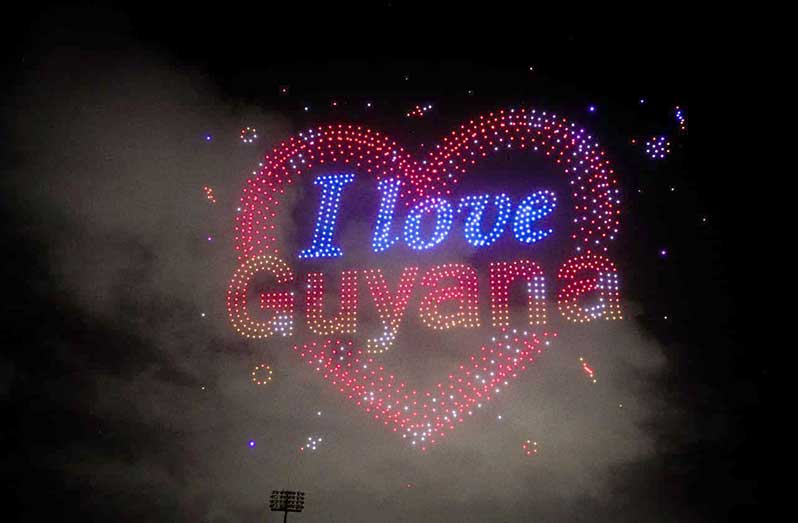 Diamond Jubilee drone spectacle dazzles thousands at National Stadium ...