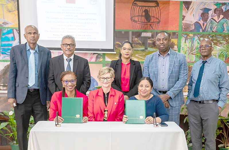 Historic MoU signed between UG, ACCA - Guyana Chronicle