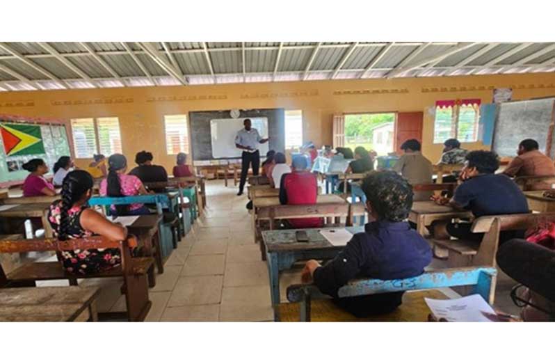 GPF takes drivers’ theoretical exam to Katoka Village - Guyana Chronicle