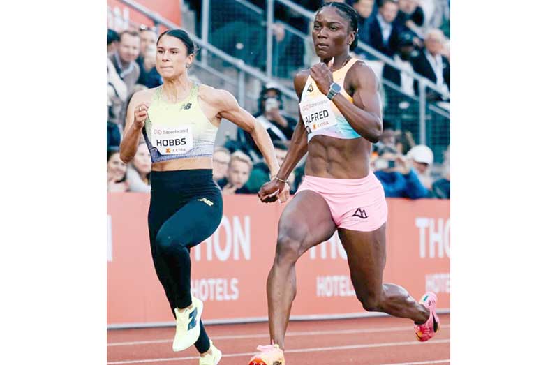 Alfred celebrates birthday with 100m victory at Diamond League - Guyana ...