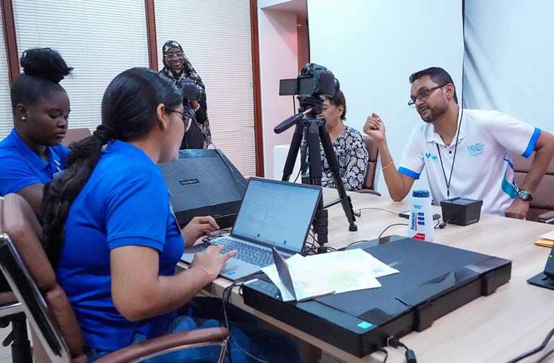 GBTI staff enrolled for e-ID cards during mobile registration drive ...