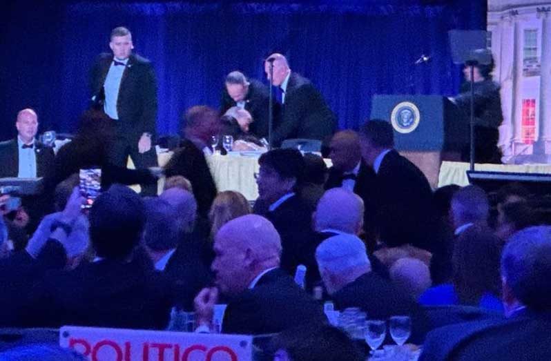 Trump rushed from White House Correspondents' Dinner after shooting ...